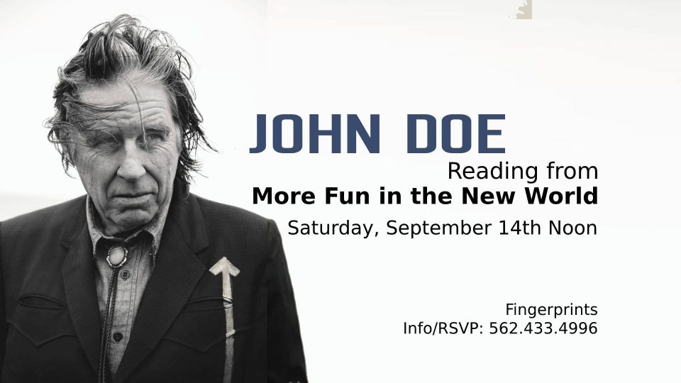 John Doe Book Reading / Q&A / Signing on 9/14/19 12-2 pm · Fingerprints ...