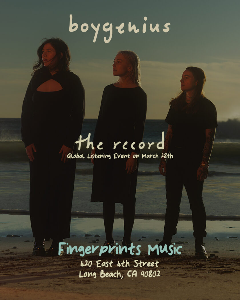 boygenius listening party at Fingerprints Tuesday 3/28 at 5pm ...